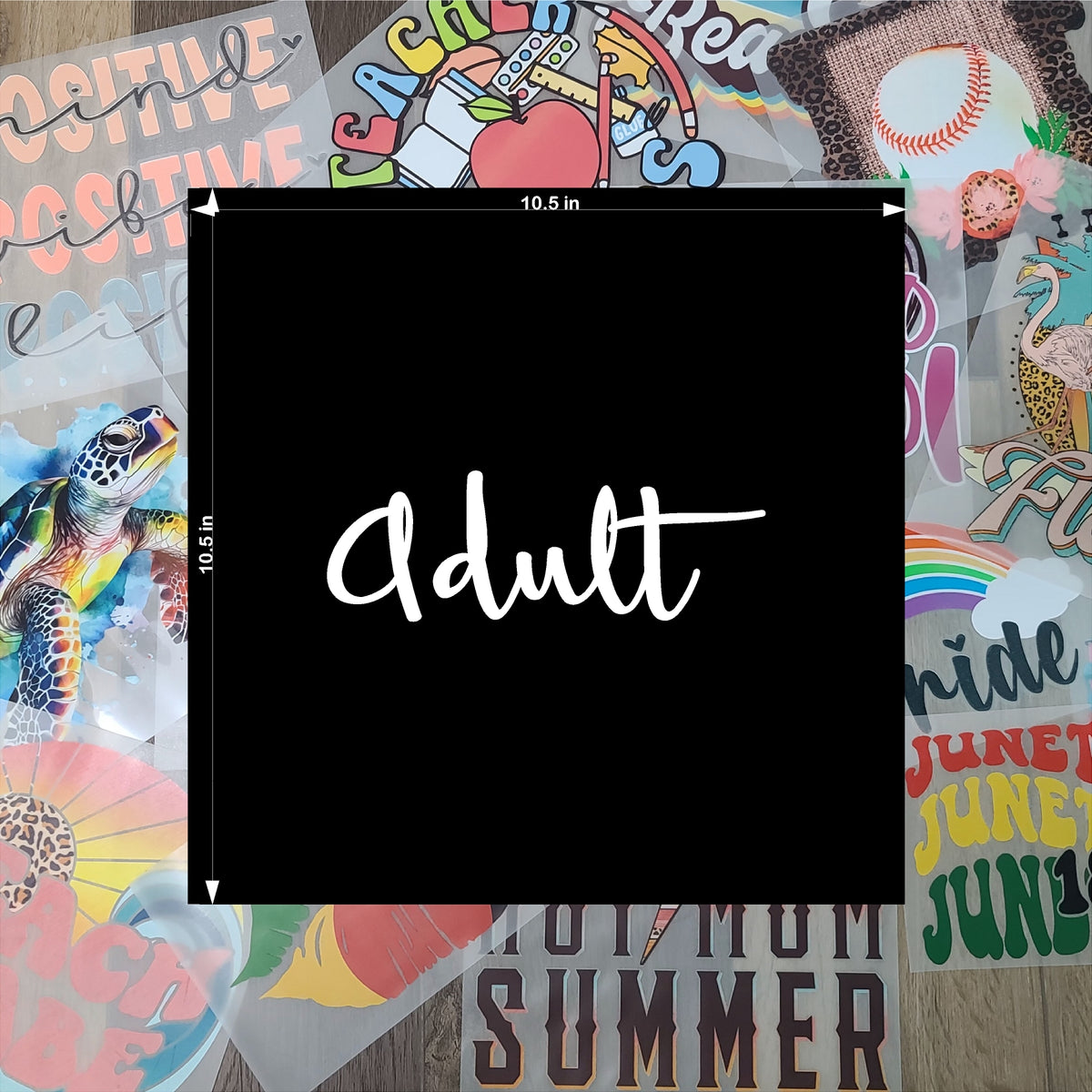 DTF Custom Image 10"x10" (heat transfer) – Go Stick It Vinyl, LLC